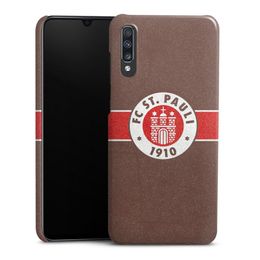 DeinDesign Galaxy A70 Handy Premium Case Smartphone Handyh&uuml;lle Schutzh&uuml;lle gl&auml;nzend Fc St. Pauli Logo Official Licensed Product Premium Case