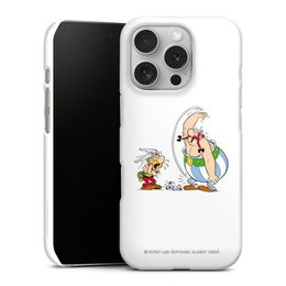 DeinDesign iPhone 16 Pro Handy Premium Case Smartphone Handyh&uuml;lle Schutzh&uuml;lle gl&auml;nzend Obelix Official Licensed Product Asterix Premium Case