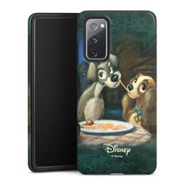 DeinDesign Galaxy S20 FE Handy Panzer Handyh&uuml;lle robuste Outdoor H&uuml;lle Schutzh&uuml;lle gl&auml;nzend Lady And The Tramp Disney Official Licensed Product Tough Case