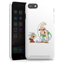 DeinDesign iPhone SE (2020) Handy Premium Case Smartphone Handyh&uuml;lle Schutzh&uuml;lle gl&auml;nzend Official Licensed Product Obelix Asterix Premium Case