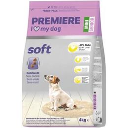 Premiere Trockenfutter Halbfeucht Hund Soft Mini Senior Huhn 4kg