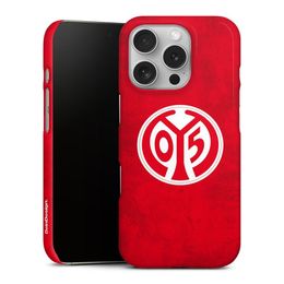 DeinDesign iPhone 16 Pro Handy Premium Case Smartphone Handyh&uuml;lle Schutzh&uuml;lle gl&auml;nzend Nullf&uuml;nfer 1. Fsv Mainz 05 E.V. Official Licensed Product Premium Case