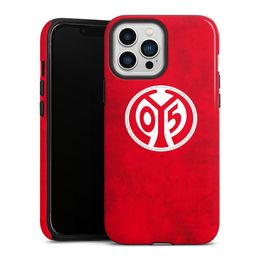 DeinDesign iPhone 13 Pro Max Handy Panzer Handyh&uuml;lle robuste Outdoor H&uuml;lle Schutzh&uuml;lle gl&auml;nzend Nullf&uuml;nfer 1. Fsv Mainz 05 E.V. Official Licensed Product Tough 