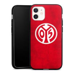 DeinDesign iPhone 12 Handy Silikon H&uuml;lle Case schwarz Handyh&uuml;lle 1. Fsv Mainz 05 E.V. Nullf&uuml;nfer Official Licensed Product