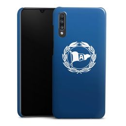 DeinDesign Galaxy A70 Handy Premium Case Smartphone Handyh&uuml;lle Schutzh&uuml;lle gl&auml;nzend Arminia Bielefeld Soccer Official Licensed Product Premium Case