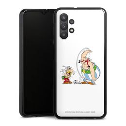 DeinDesign Galaxy A32 5G Handy Silikon H&uuml;lle Case schwarz Handyh&uuml;lle Official Licensed Product Obelix Asterix