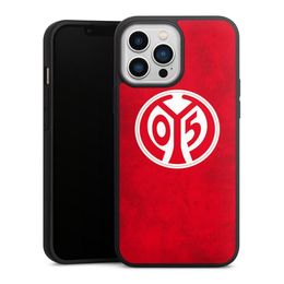 DeinDesign iPhone 13 Pro Max Handy Premium Silikon H&uuml;lle Handyh&uuml;lle schwarz Case Nullf&uuml;nfer 1. Fsv Mainz 05 E.V. Official Licensed Product Silikon Premium Case