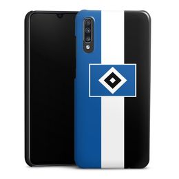DeinDesign Galaxy A70 Handy Premium Case Smartphone Handyh&uuml;lle Schutzh&uuml;lle gl&auml;nzend Stripes Hamburger Sv Hsv Premium Case