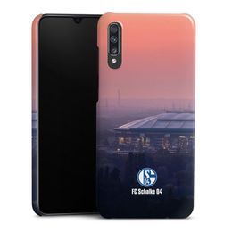DeinDesign Galaxy A70 Handy Premium Case Smartphone Handyh&uuml;lle Schutzh&uuml;lle gl&auml;nzend Fc Schalke 04 Official Licensed Product Stadium Premium Case