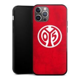 DeinDesign iPhone 12 Pro Handy Slim Case extra d&uuml;nn Silikon Handyh&uuml;lle schwarz H&uuml;lle 1. Fsv Mainz 05 E.V. Nullf&uuml;nfer Official Licensed Product Silikon Slim Case