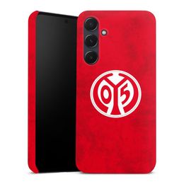 DeinDesign Galaxy A55 5G Handy Premium Case Smartphone Handyh&uuml;lle Schutzh&uuml;lle gl&auml;nzend Nullf&uuml;nfer 1. Fsv Mainz 05 E.V. Official Licensed Product Premium Case