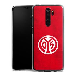 DeinDesign Xiaomi Redmi Note 8 Pro Handy Silikon H&uuml;lle Case transparent Handyh&uuml;lle Nullf&uuml;nfer 1. Fsv Mainz 05 E.V. Official Licensed Product Silikon Case