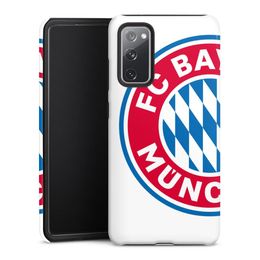 DeinDesign Galaxy S20 FE Handy Panzer Handyh&uuml;lle robuste Outdoor H&uuml;lle Schutzh&uuml;lle gl&auml;nzend Logo Fc Bayern M&uuml;nchen Fcb Tough Case