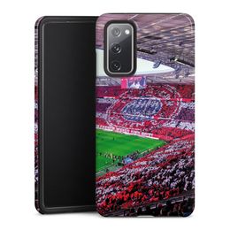 DeinDesign Galaxy S20 FE Handy Panzer Handyh&uuml;lle robuste Outdoor H&uuml;lle Schutzh&uuml;lle gl&auml;nzend Stadium Fcb Fc Bayern M&uuml;nchen Tough Case
