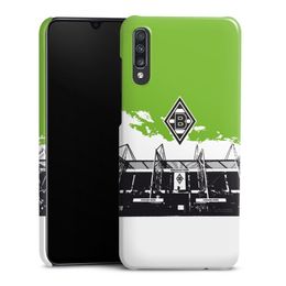 DeinDesign Galaxy A70 Handy Premium Case Smartphone Handyh&uuml;lle Schutzh&uuml;lle gl&auml;nzend Merchandise Borussia M&ouml;nchengladbach Stadium Premium Case