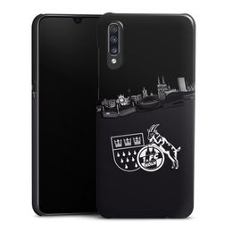 DeinDesign Galaxy A70 Handy Premium Case Smartphone Handyh&uuml;lle Schutzh&uuml;lle gl&auml;nzend Skyline Official Licensed Product 1. Fc K&ouml;ln Premium Case