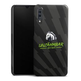 DeinDesign Galaxy A70 Handy Premium Case Smartphone Handyh&uuml;lle Schutzh&uuml;lle gl&auml;nzend Horse Borussia M&ouml;nchengladbach Official Licensed Product Premium Case