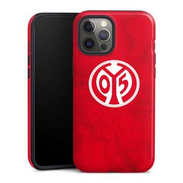 DeinDesign iPhone 12 Pro Max Handy Panzer Handyh&uuml;lle robuste Outdoor H&uuml;lle Schutzh&uuml;lle gl&auml;nzend 1. Fsv Mainz 05 E.V. Nullf&uuml;nfer Official Licensed Product Tough 