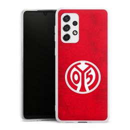 DeinDesign Galaxy A33 5G Handy Silikon H&uuml;lle Case transparent Handyh&uuml;lle 1. Fsv Mainz 05 E.V. Nullf&uuml;nfer Official Licensed Product Silikon Case