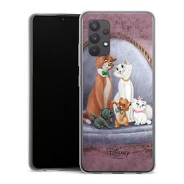 DeinDesign Galaxy A32 4G Handy Silikon H&uuml;lle Case transparent Handyh&uuml;lle Disney Official Licensed Product Aristocats Silikon Case