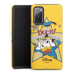 DeinDesign Galaxy S20 FE Handy Panzer Handyh&uuml;lle robuste Outdoor H&uuml;lle Schutzh&uuml;lle gl&auml;nzend Donald Duck Disney Official Licensed Product Tough Case