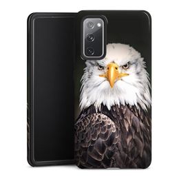 DeinDesign Galaxy S20 FE Handy Panzer Handyh&uuml;lle robuste Outdoor H&uuml;lle Schutzh&uuml;lle gl&auml;nzend Animals Eagle Bird Tough Case