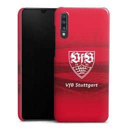 DeinDesign Galaxy A70 Handy Premium Case Smartphone Handyh&uuml;lle Schutzh&uuml;lle gl&auml;nzend Stadium Official Licensed Product Vfb Stuttgart Premium Case