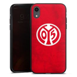 DeinDesign iPhone Xr Handy Silikon H&uuml;lle Case schwarz Handyh&uuml;lle Nullf&uuml;nfer 1. Fsv Mainz 05 E.V. Official Licensed Product