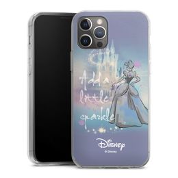 DeinDesign iPhone 12 Pro Handy Silikon H&uuml;lle Case transparent Handyh&uuml;lle Disney Cinderella Official Licensed Product Silikon Case