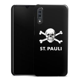 DeinDesign Galaxy A70 Handy Premium Case Smartphone Handyh&uuml;lle Schutzh&uuml;lle gl&auml;nzend Totenkopf Fc St. Pauli Official Licensed Product Premium Case