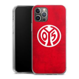 DeinDesign iPhone 12 Pro Handy Silikon H&uuml;lle Case transparent Handyh&uuml;lle 1. Fsv Mainz 05 E.V. Nullf&uuml;nfer Official Licensed Product Silikon Case
