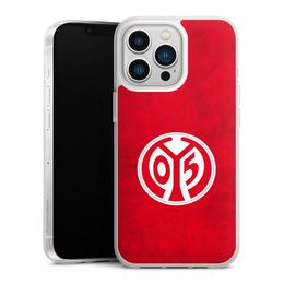 DeinDesign iPhone 13 Pro Handy Silikon H&uuml;lle Case transparent Handyh&uuml;lle Nullf&uuml;nfer 1. Fsv Mainz 05 E.V. Official Licensed Product Silikon Case