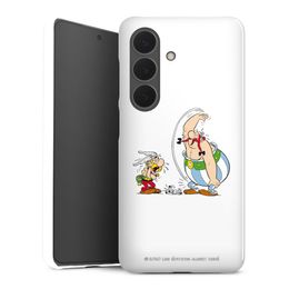 DeinDesign Galaxy S26 Handy Premium Case Smartphone Handyh&uuml;lle Schutzh&uuml;lle gl&auml;nzend Obelix Official Licensed Product Asterix Premium Case