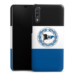 DeinDesign Galaxy A70 Handy Premium Case Smartphone Handyh&uuml;lle Schutzh&uuml;lle gl&auml;nzend Official Licensed Product Arminen Arminia Bielefeld Premium Case