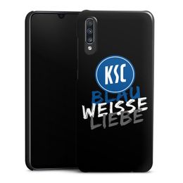 DeinDesign Galaxy A70 Handy Premium Case Smartphone Handyh&uuml;lle Schutzh&uuml;lle gl&auml;nzend Ksc Karlsruher Sc Official Licensed Product Premium Case