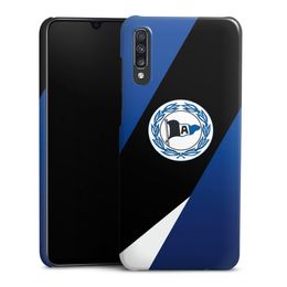 DeinDesign Galaxy A70 Handy Premium Case Smartphone Handyh&uuml;lle Schutzh&uuml;lle gl&auml;nzend Official Licensed Product Dsc Arminia Bielefeld Premium Case