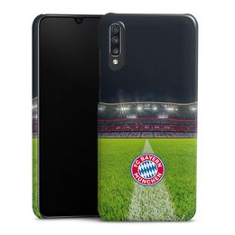 DeinDesign Galaxy A70 Handy Premium Case Smartphone Handyh&uuml;lle Schutzh&uuml;lle gl&auml;nzend Stadium Fc Bayern M&uuml;nchen Fcb Premium Case