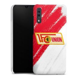 DeinDesign Galaxy A70 Handy Premium Case Smartphone Handyh&uuml;lle Schutzh&uuml;lle gl&auml;nzend 1. Fc Union Berlin Logo Official Licensed Product Premium Case