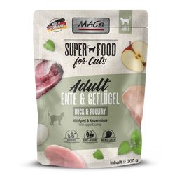 MAC's Cat Pouch Ente & Gefl&uuml;gel Katzen-Nassfutter getreidefrei 6x300g