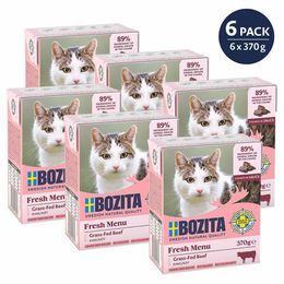 Bozita Tetra H&auml;ppchen in Sauce mit Rind 6x370 g
