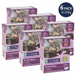 Bozita Tetra H&auml;ppchen in Gelee mit Pute 6x370 g