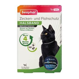beaphar Zecken- und Flohschutz Halsband reflektierend f&uuml;r Katze 35cm