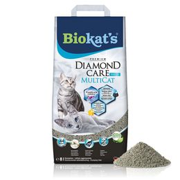 BioKat's Diamond Care MultiCat Fresh Katzenstreu geruchsbindend 8l