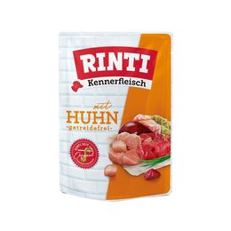 Rinti Kennerfleisch mit Huhn Hunde-Nassfutter ohne k&uuml;nstliche Farbstoffe 10x400g