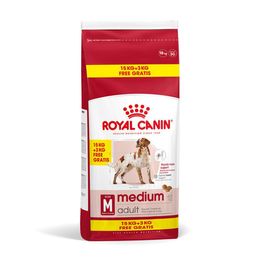 Royal Canin MEDIUM Adult Trockenfutter f&uuml;r mittelgro&szlig;e Hunde 15kg + 3kg