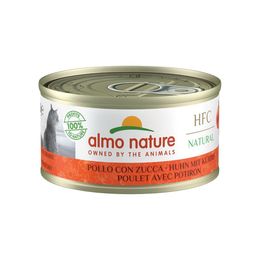 Almo Nature HFC Megapack Huhn mit K&uuml;rbis Katzen-Nassfutter 6x70g