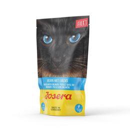 Josera Filet Huhn mit Lachs Katzen-Nassfutter getreidefrei 16x70g