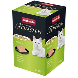 animonda vom Feinsten Adult Mildes Men&uuml; Pute pur Katzen-Nassfutter getreidefrei 32x100g