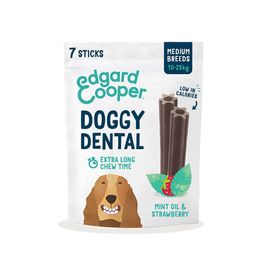 Edgard & Cooper Doggy Dental Erdbeere/Minze Hundesnacks vegan M 160g