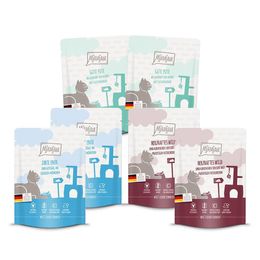 MjAMjAM Quetschie leckere Mahlzeiten Mixpaket II Katzen-Nassfutter getreidefrei 6x300g